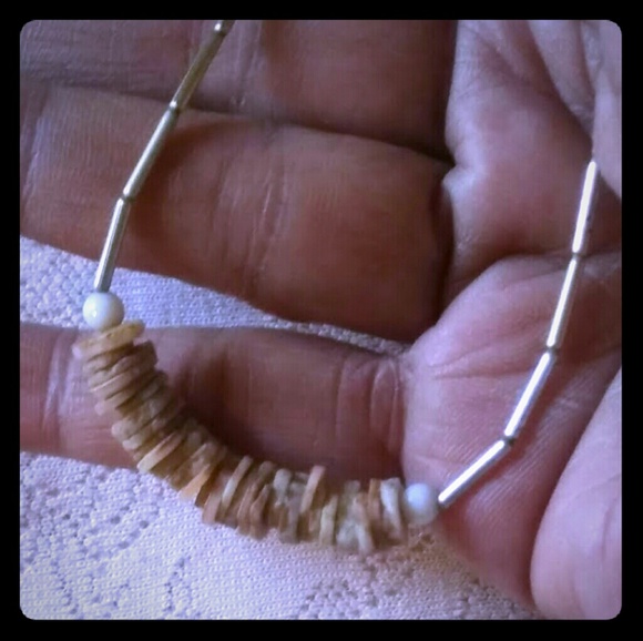 Vintage | Jewelry | Vintage Liquid Silver Shell Choker Necklace | Poshmark